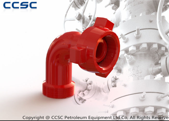 CCSC Iron Pipe Fittings Long Sweep Elbow Weco Hammer Union Connected