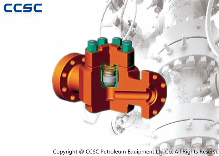 API 6A Approved Lift Check Valve , Non Return Valve Size 2"-4" Easy To ...