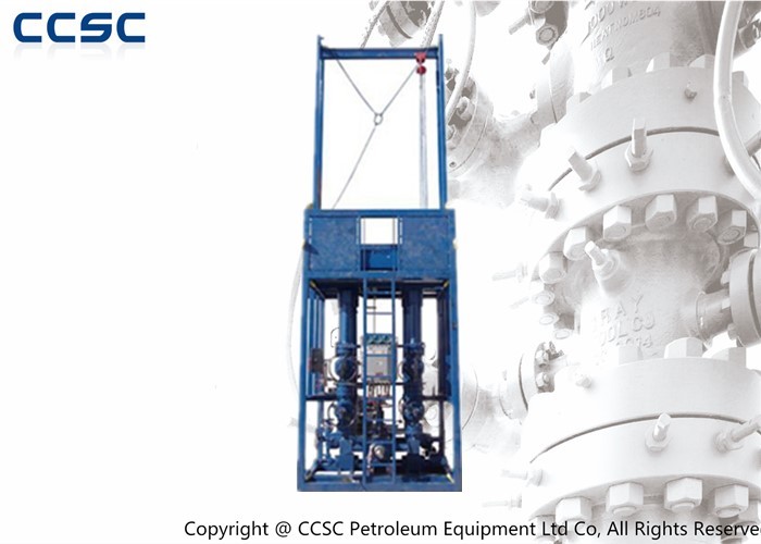 CCSC Surface Well Testing Equipment Dual Pot Sand Filter / Skid Mounted ...